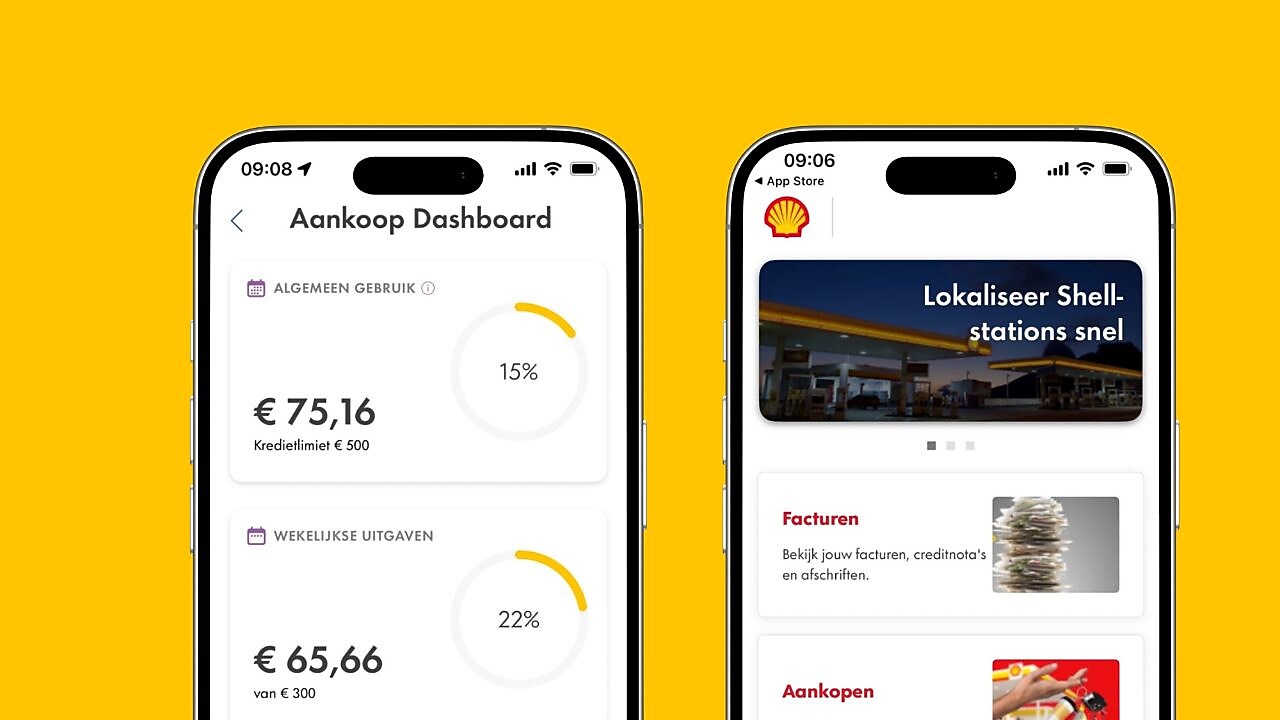 Shell Fleet App | Bedrijven
